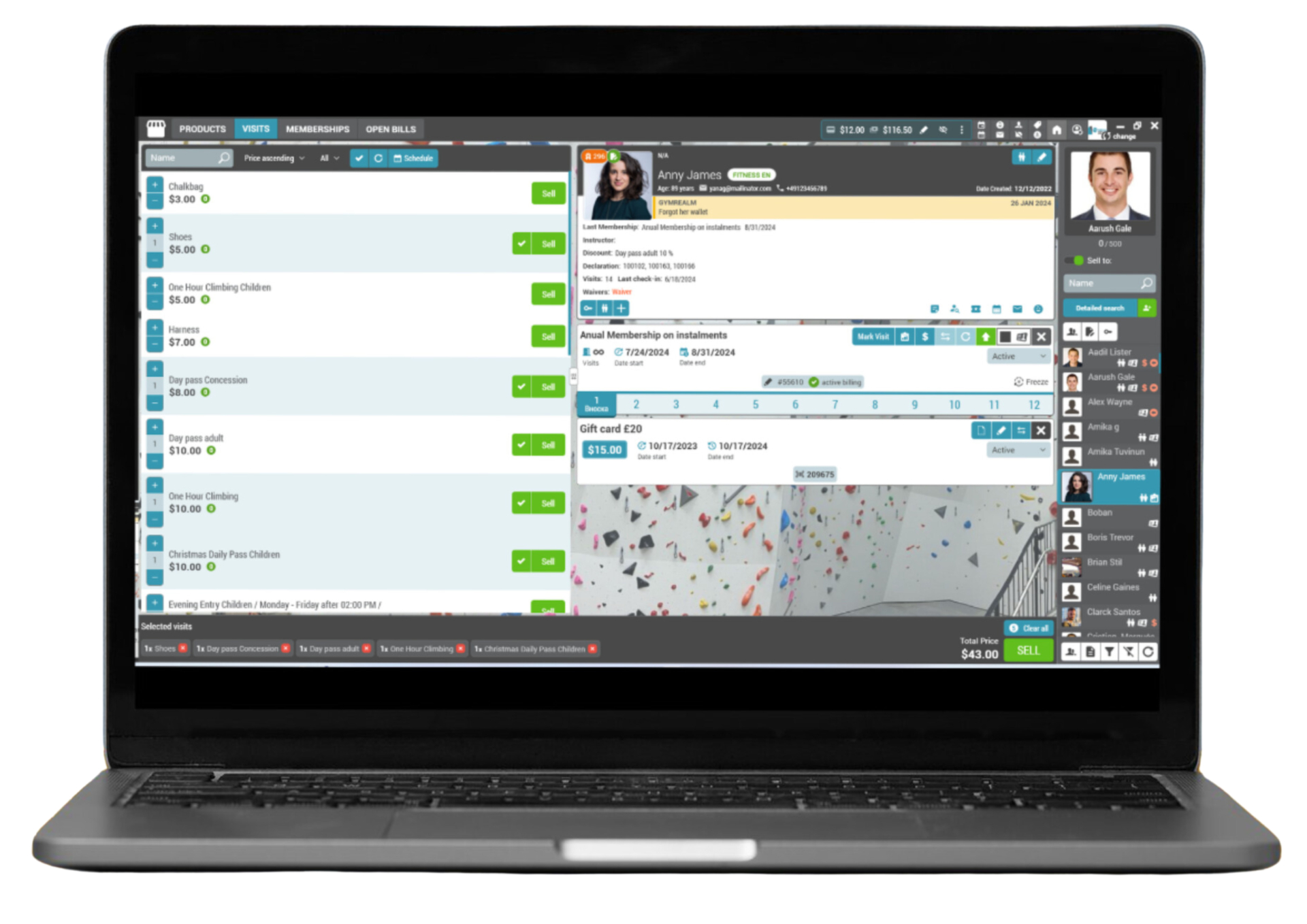 Gym Software | Walltopia
